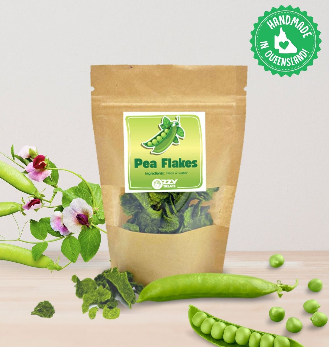 Ozzy Treats - Pea Flakes (120g) – Small Pet Warehouse