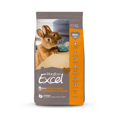 10kg Burgess Excel Indoor Rabbit Pellets – Small Pet Warehouse