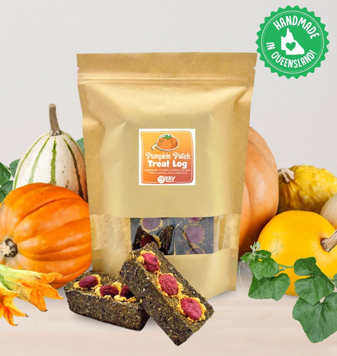 Ozzy Treats - Pumpkin Patch Treat Logs (2 pack) – Small Pet Warehouse
